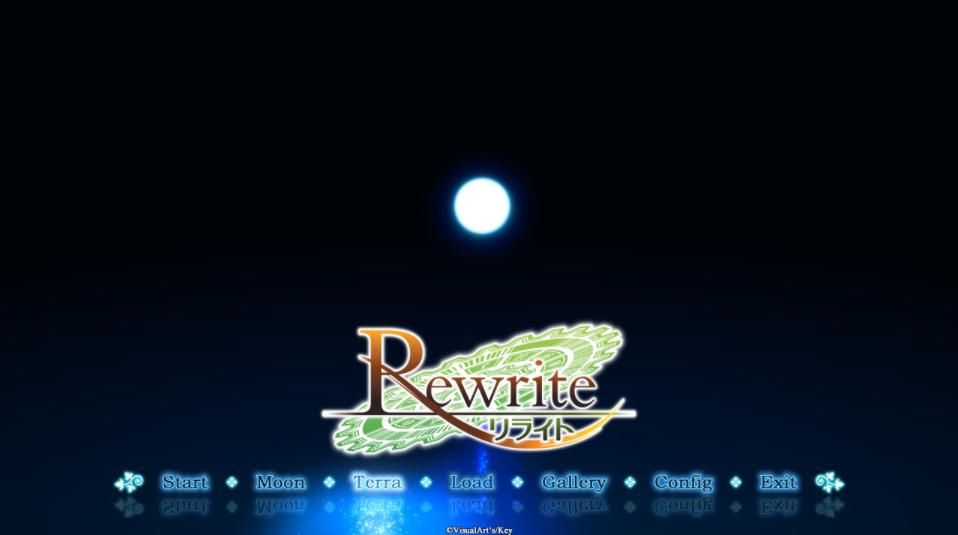 Rewrite Moonルート クリア - Rewrite